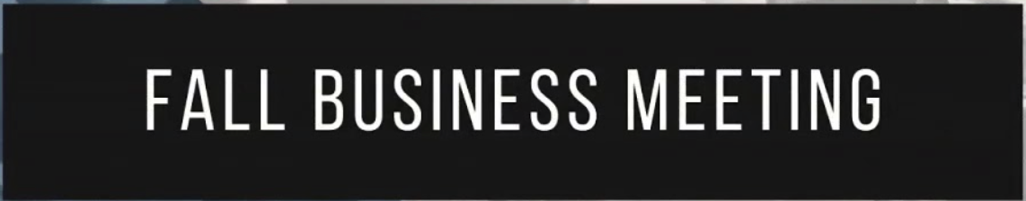 Fall business meeting - District 35 Toastmasters